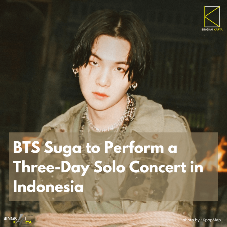 BTS Suga to Perform a Three-Day Solo Concert in Indonesia