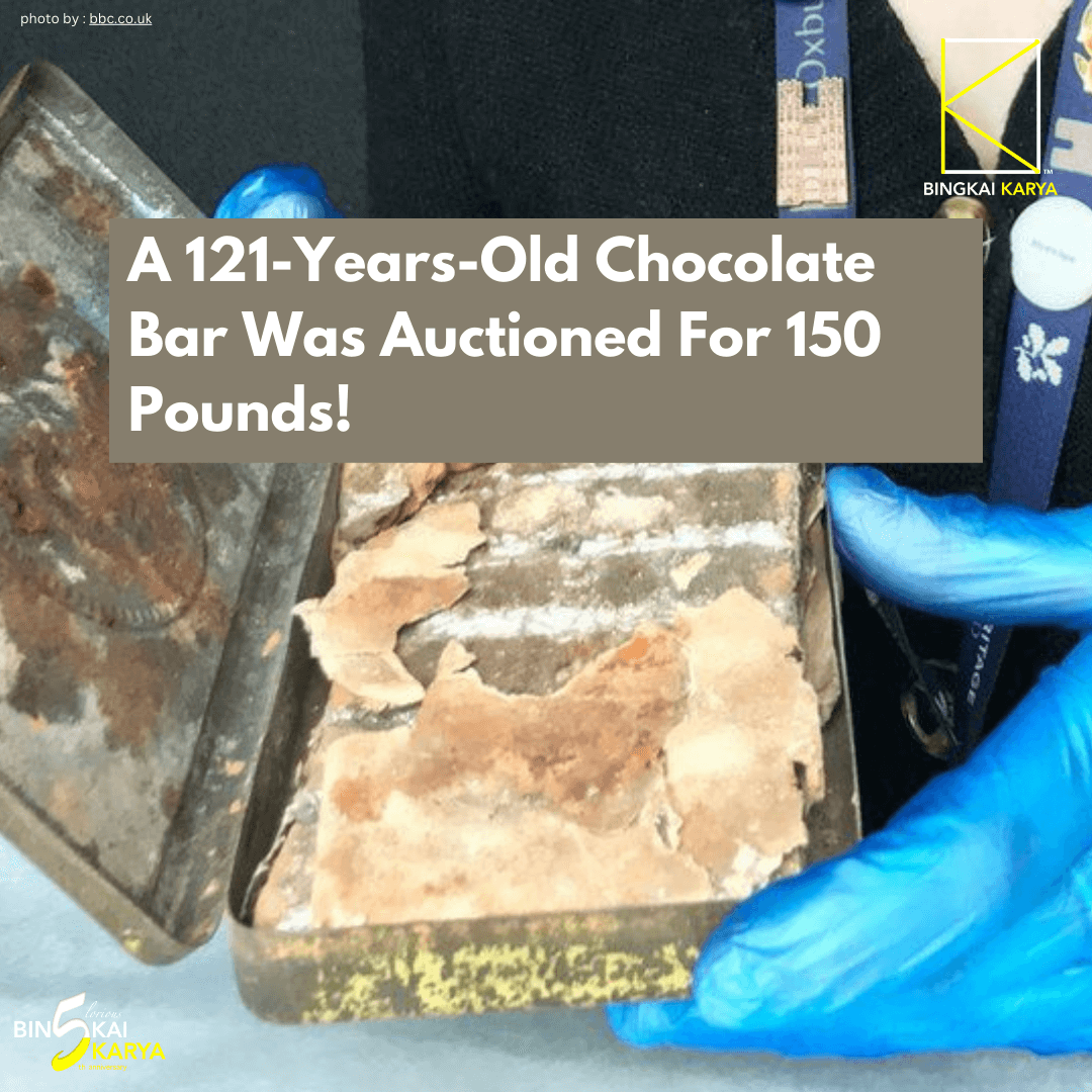 A 121-Years-Old Chocolate Bar Was Auctioned For 150 Pounds!