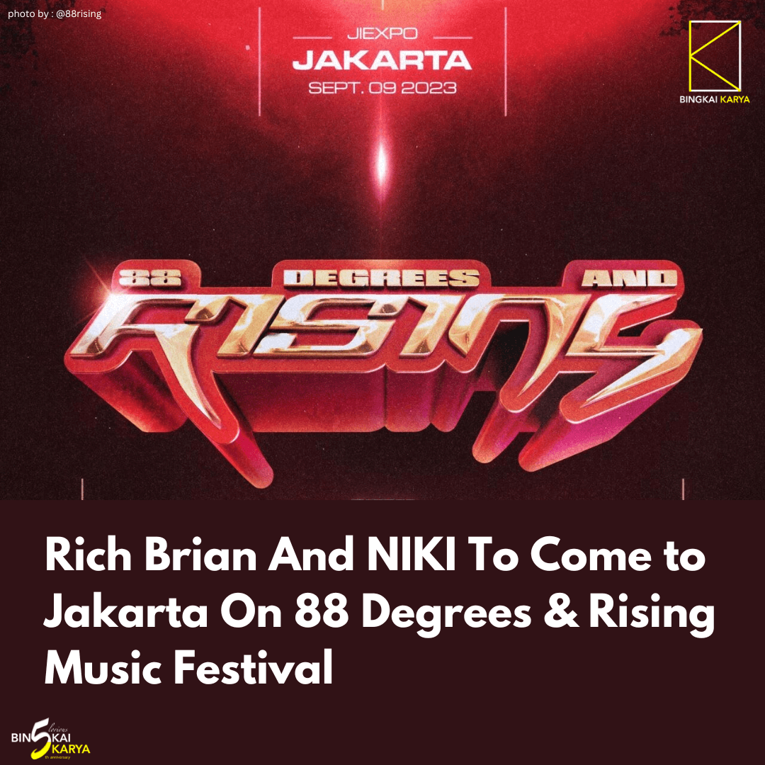 Rich Brian And NIKI, Come to Jakarta On 88 Degrees Festival