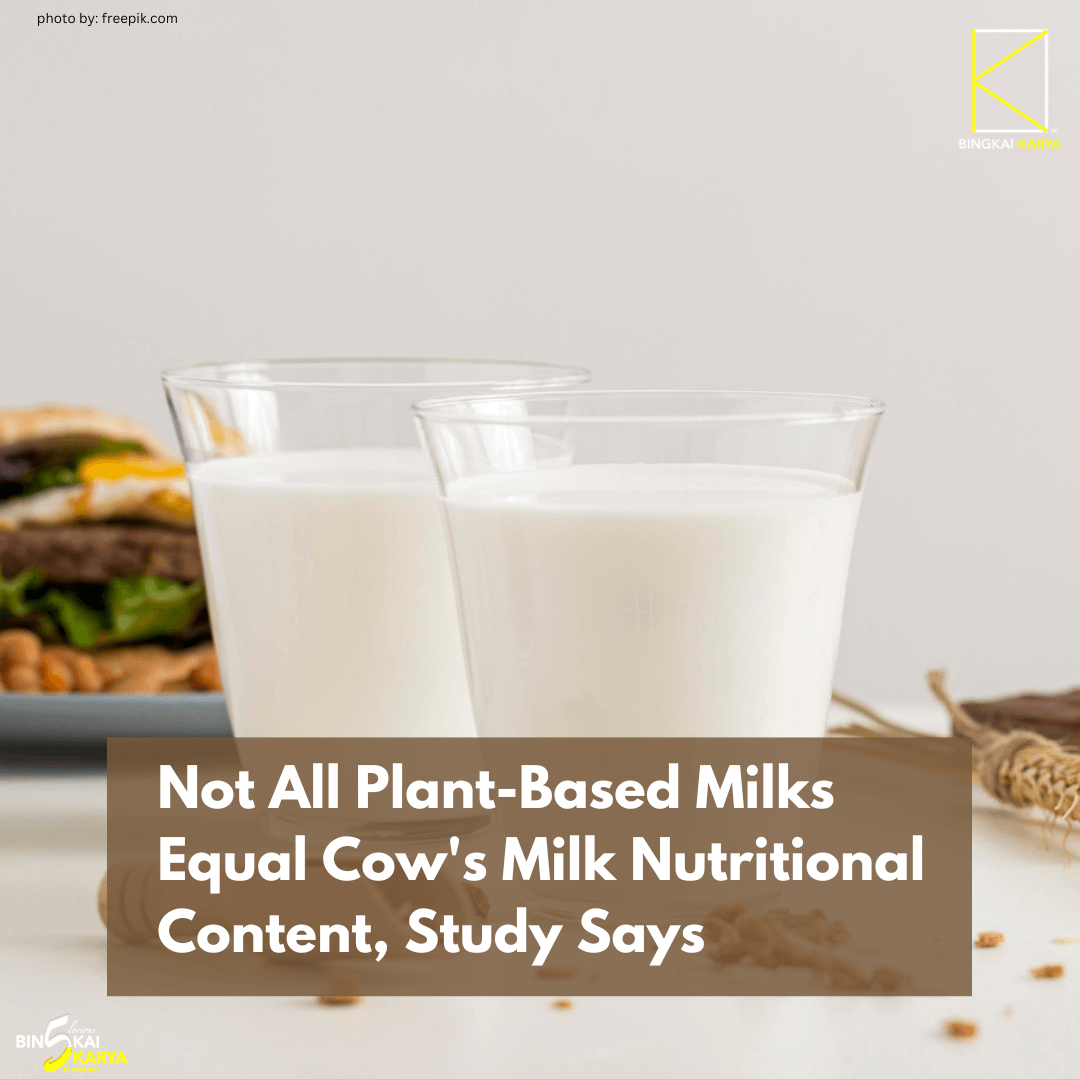 Not All Plant-Based Milks Equal Cow's Milk Nutritional Content