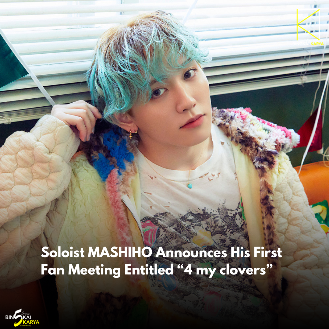 Soloist MASHIHO Announces His First Fan Meeting Entitled “4 my clovers ...