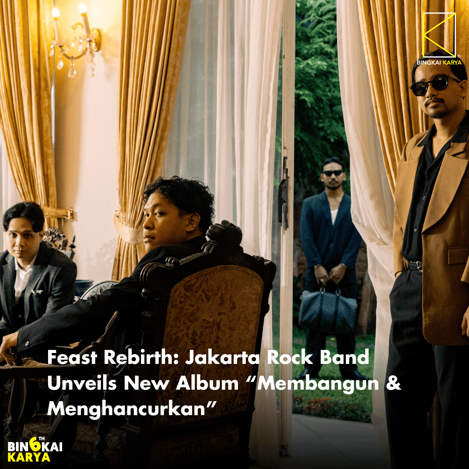 .Feast Rebirth: Jakarta Rock Band Unveils New Album “Membangun ...