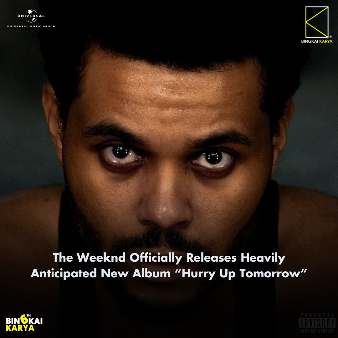 The Weeknd has officially released Hurry Up Tomorrow