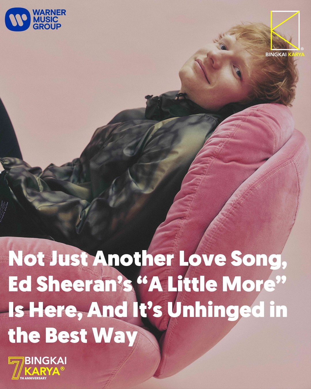 Ed Sheeran releases single “A Little More”