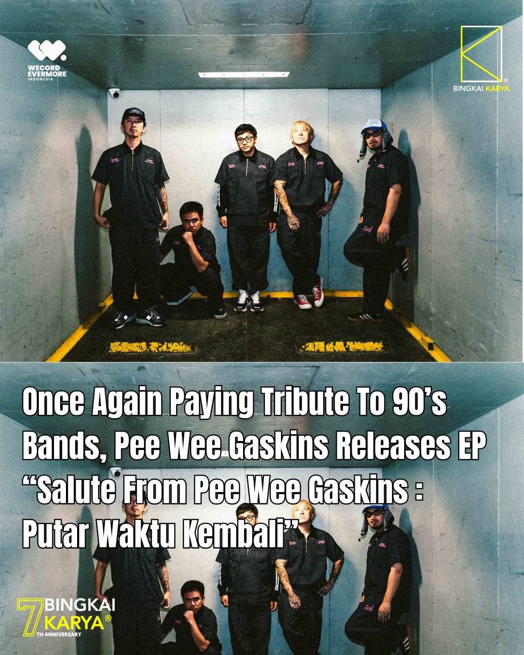 Pee Wee Gaskins releasing their mini-album Salute to 90’s