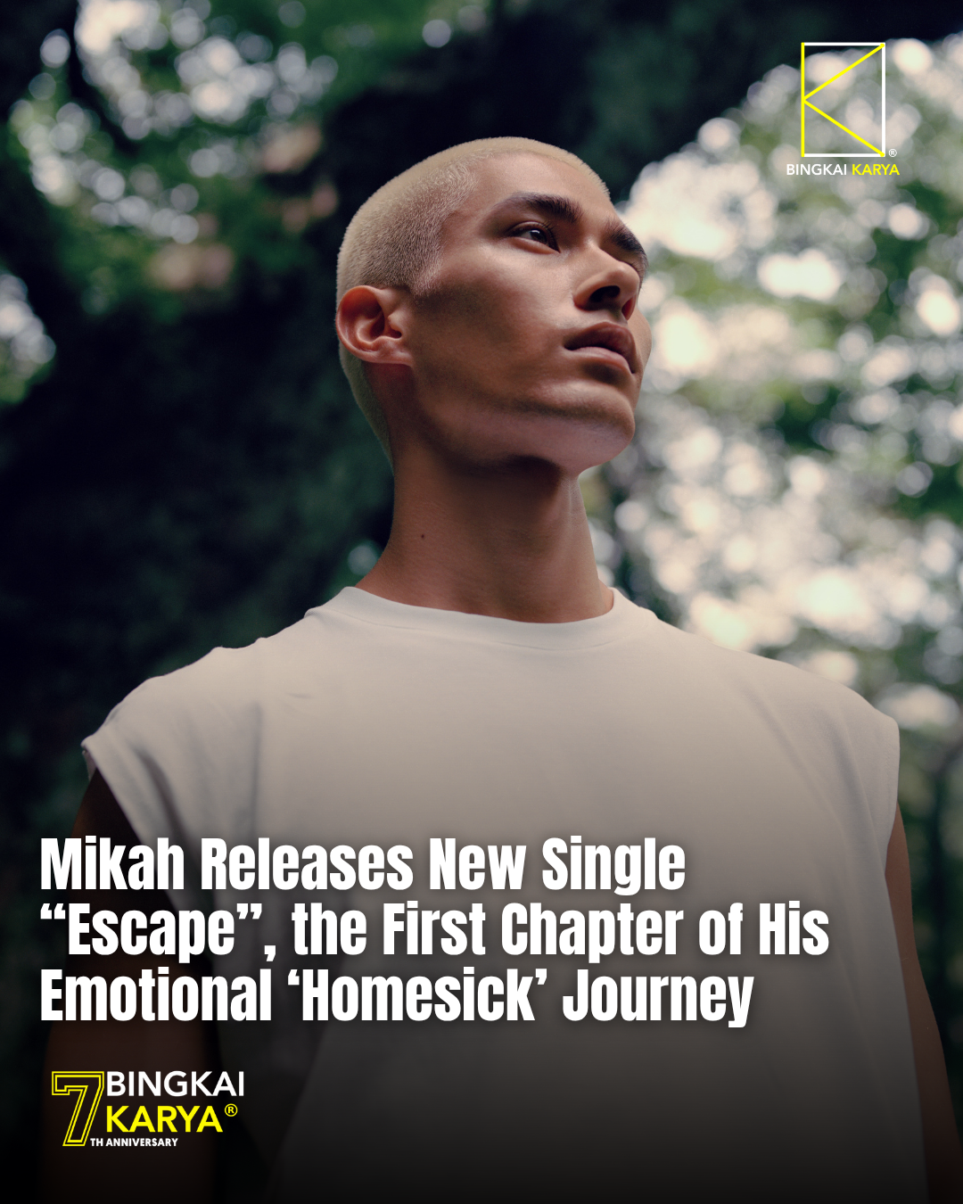 Mikah returns with a deeply personal new single, “Escape,”