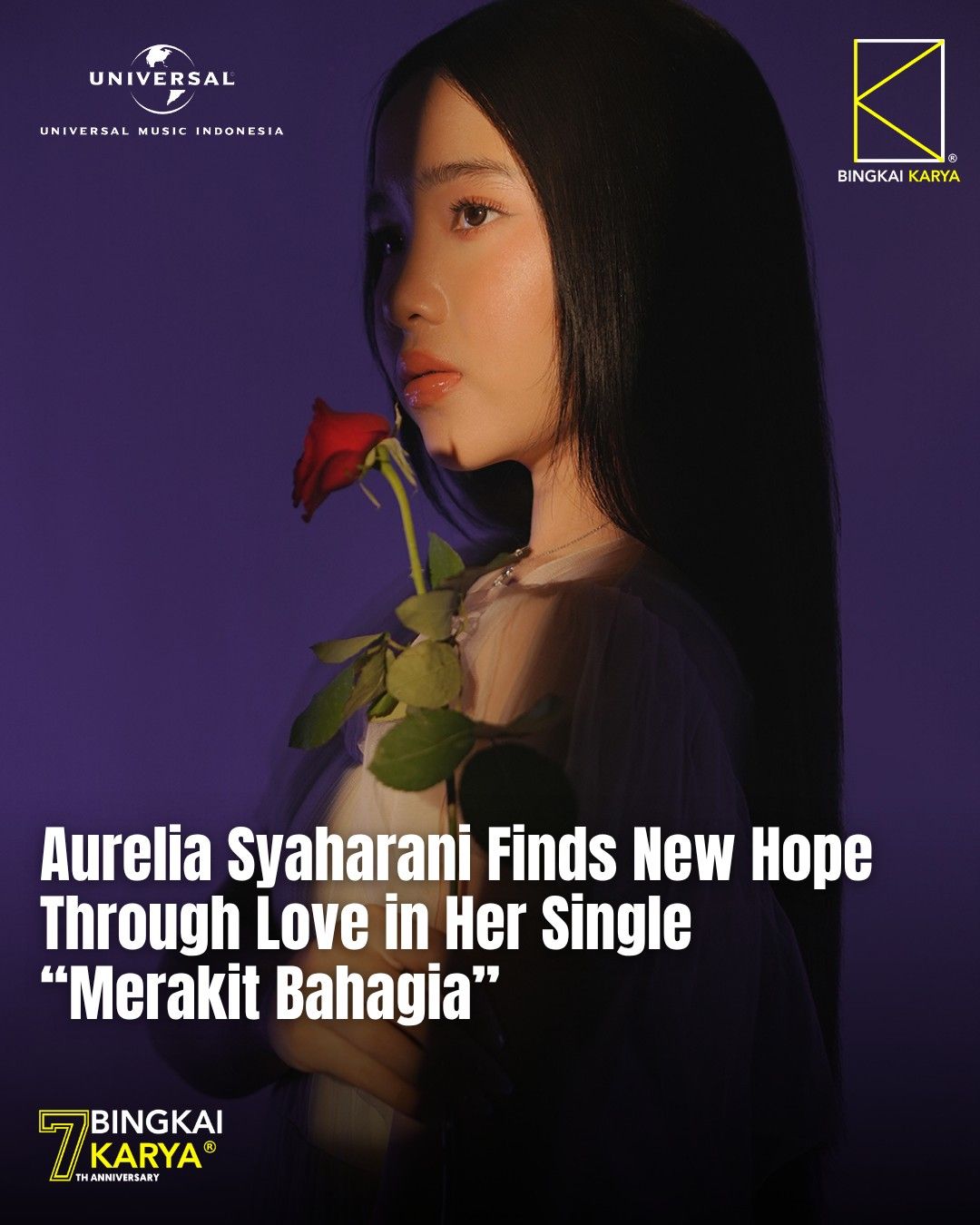 Aurelia Syaharani showcased her second single “Merakit Bahagia”.
