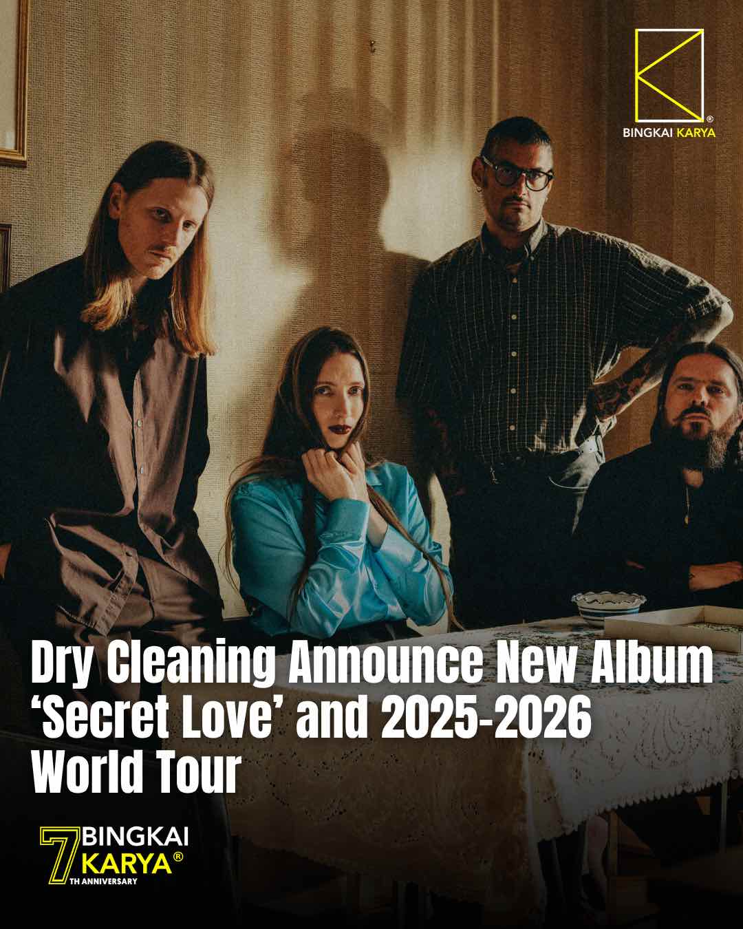 Dry Cleaning announced their upcoming album, 'Secret Love'