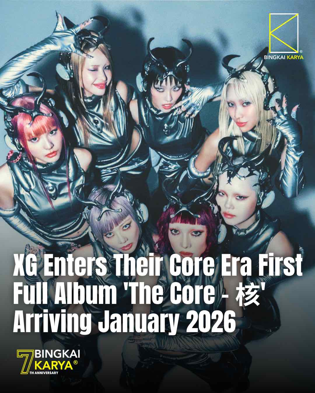 XG announced their first full length album 'THE CORE – 核'