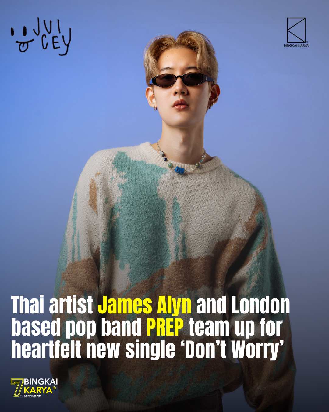 James Alyn and PREP team up for new single ‘Don’t Worry’.