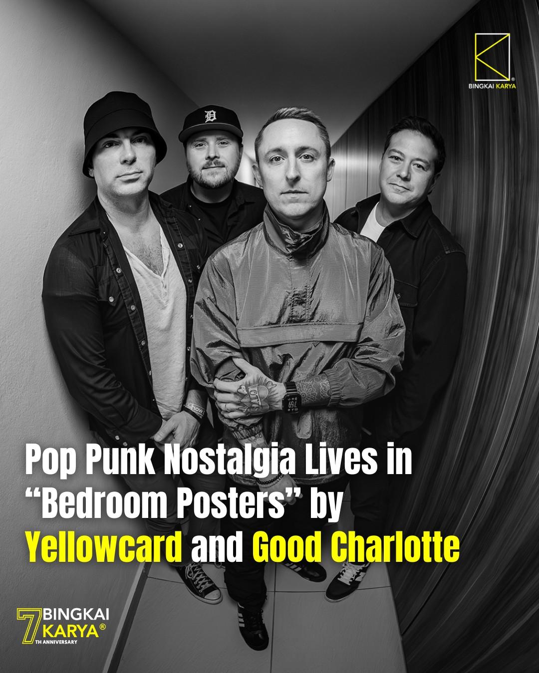 Yellowcard release, “Bedroom Posters,” featuring Good Charlotte.