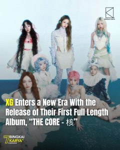XG released their first full length album, "THE CORE – 核”